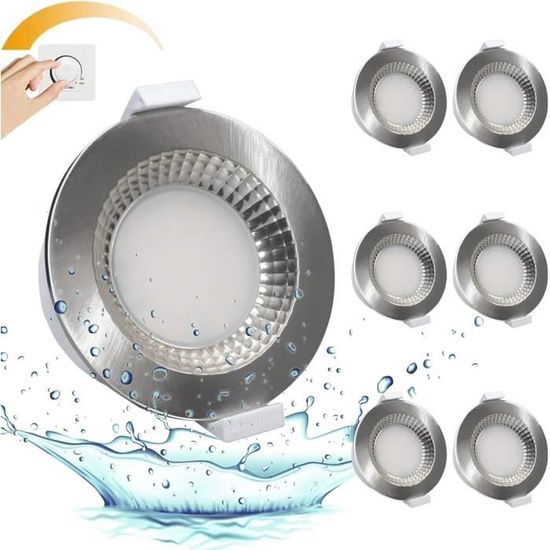 Opper Spot Led Encastrables 6w 220v Dimmable Ip65 Led Spot Encastré