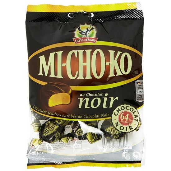 Chocolat Premium Français Chocolats LA PIE QUI CHANTE Michoko Noir ...
