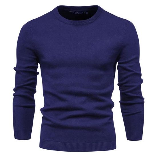 Pull Homme Confort Classique Col Rond Coupe Cintree Epaisse et Chaude ...