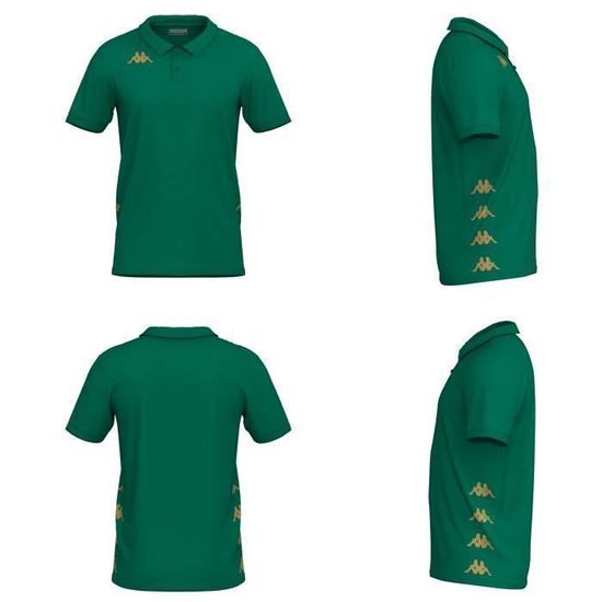 Polo Kappa Gastio - green - L - Cdiscount Sport