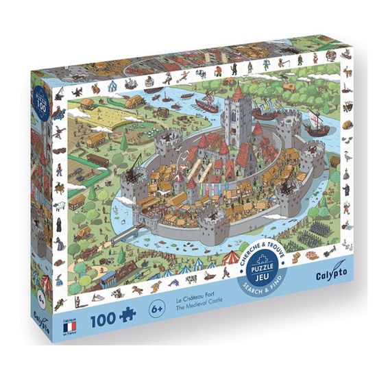 Puzzle 100 pieces chateau fort - Cdiscount Jeux - Jouets