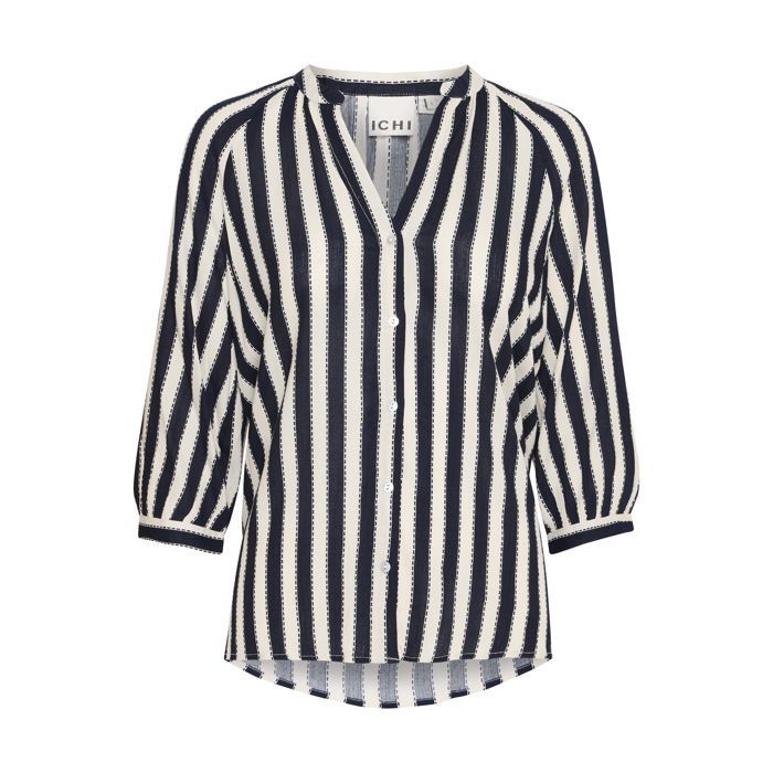 Blouse femme Ichi Marrakech SH5 total eclipse stripe aop - Cdiscount Prêt-à-Porter