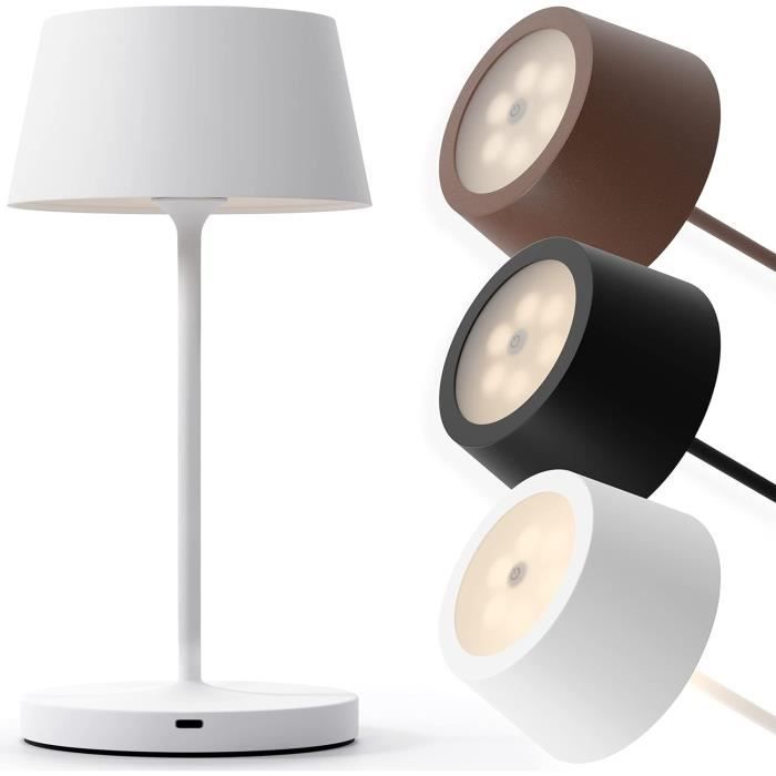Dinner Light 2 Mini\ Petite Lampe De Table Led Sans Fil En Blanc ...
