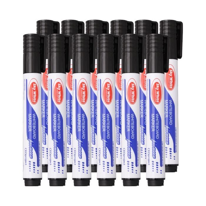 12pcs stylo tableau blanc stylo d'écriture effaçable marqueur effaçable ...