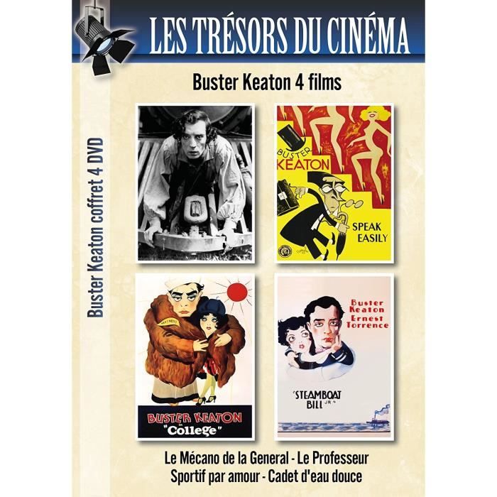 Coffret Buster Keaton 4 DVD : Le Mécano de La General Version Teintée (The General) - Le ...
