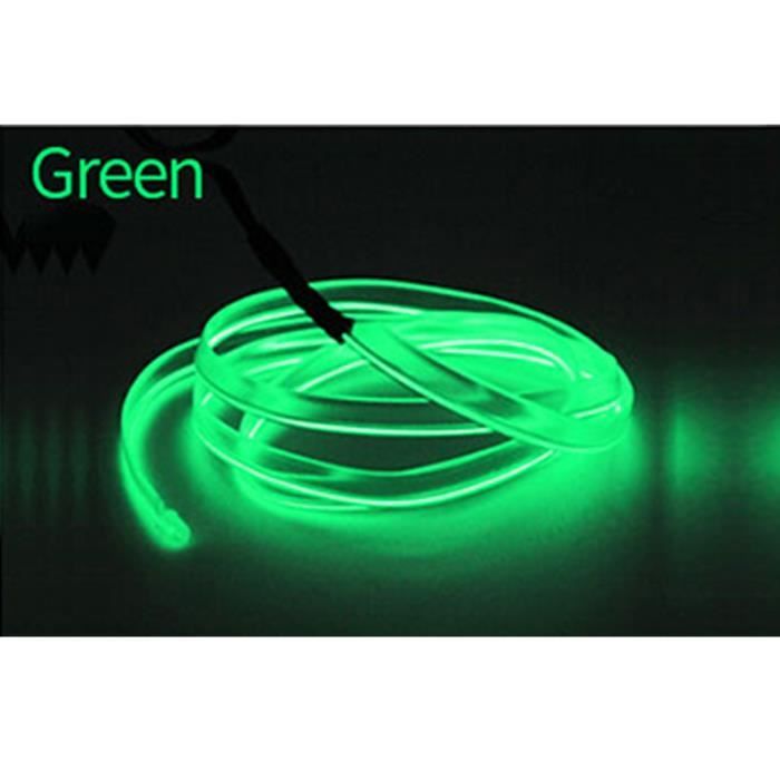 Bande lumineuse néon LED RGB pour intérieur de voiture, 1-2-3-4-5M ...