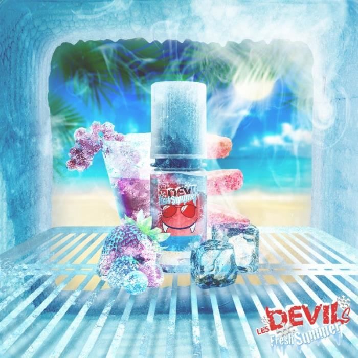 AVAP - 5x Red Devil Fresh Summer 10ML - Taux nicotine:Sans nicotine ni ...