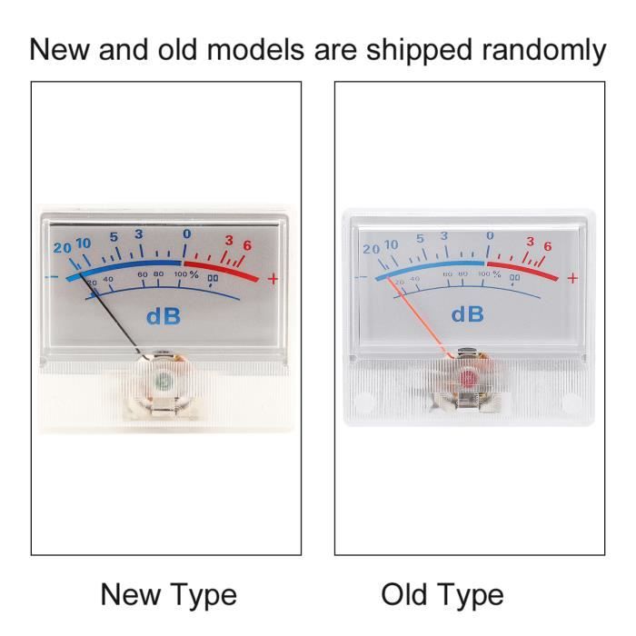 QID-En-tête VU-mètre VU Meter, P-55 Haute Précision VU Meter Header -20 ...