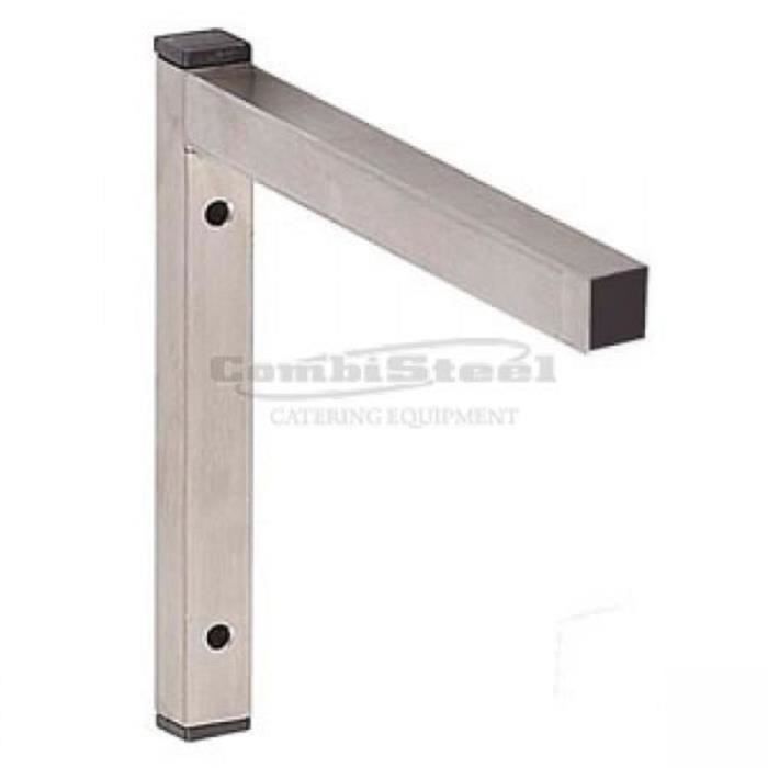 Console Inox Fixe pour Etagère - Combisteel - Profondeur 300 mm - Gris ...