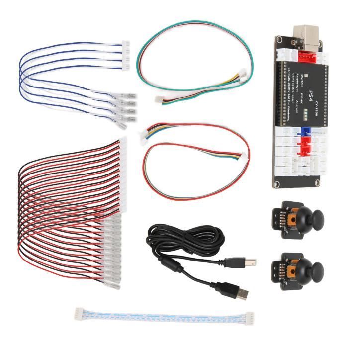 GOTOTOP Encodeur USB d'arcade Arcade USB Encoder Zero Delay Game Controller DIY Code Board avec ...