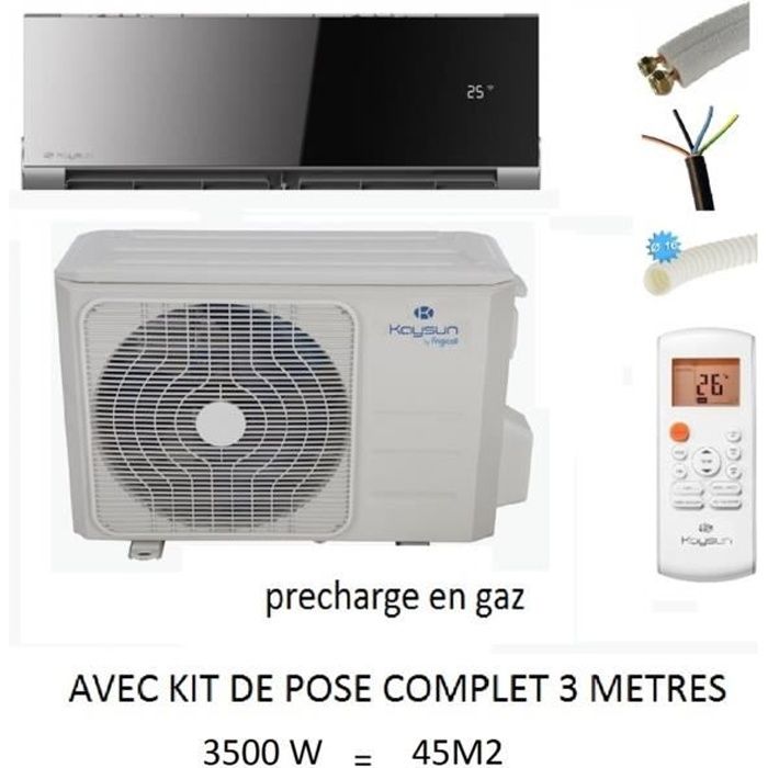 KAYSUN - PRET A POSER CLIMATISATION MURALE MONO SPLIT ONNIX - PetitMenager