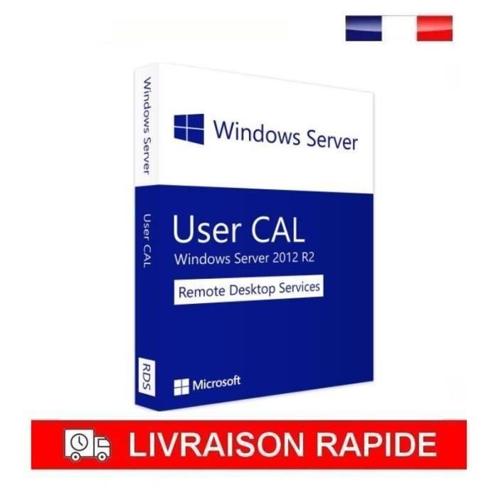 Windows server 2012 R2 Remote Desktop 50 USERS CAL - Cdiscount Informatique