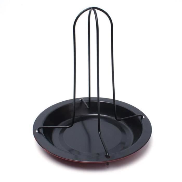 BARBECUE Portable Detachable Chicken Roaster Rack Carbon Steel Non ...