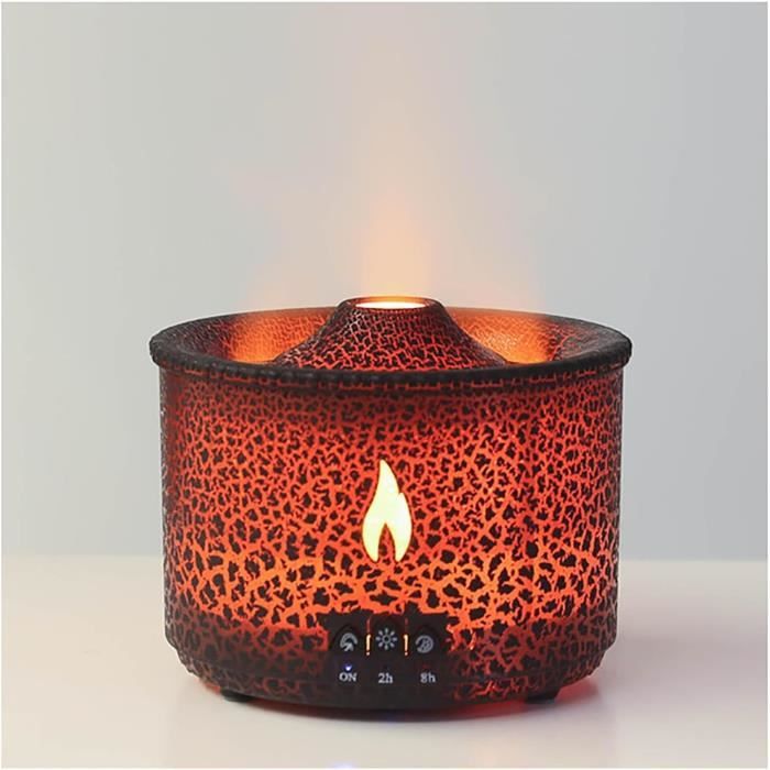 Flame Humidifier, Diffuseur Huile Essentielle Maison 2 Couleurs-Formes ...