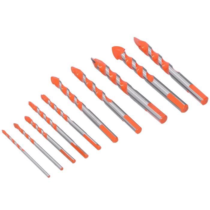 DUO outils de perage 10 pièces ensemble de forets multifonctionnels 3/4 ...
