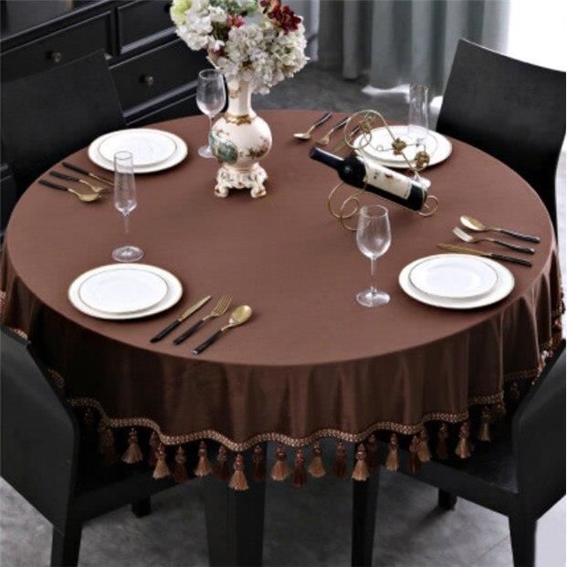 Color 8 60x60cm -Nappe de Table ronde de luxe, nouveau, petit-grand ...