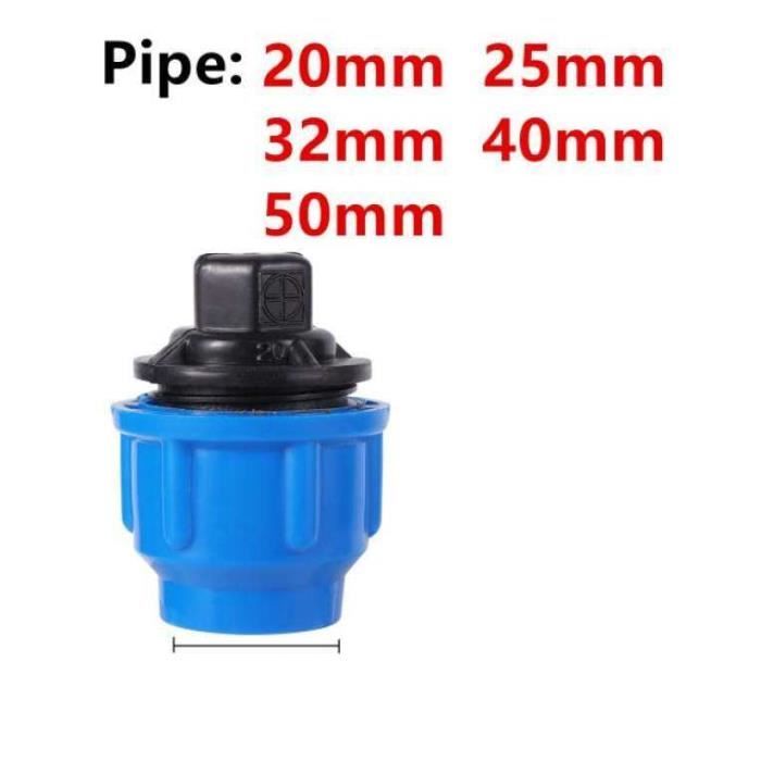WE05471-Connecteur de Valve rapide en plastique PVC PE. 20-25-32-40 ...