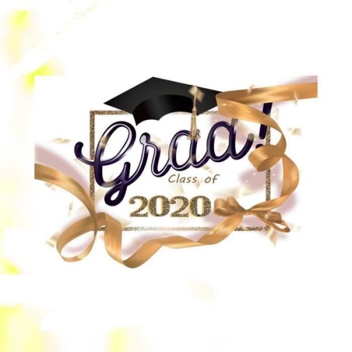 FOND DE STUDIO 1 PC Classe de Grad de 2020 Toile de Fond Photographique ...