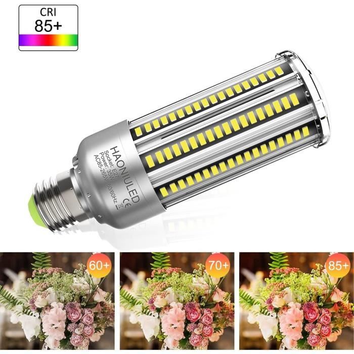 Super Bright Ampoule Led E27 35W Blanc Froid 6500K 4000Lm Équivalent Ampoules À Incandescence ...