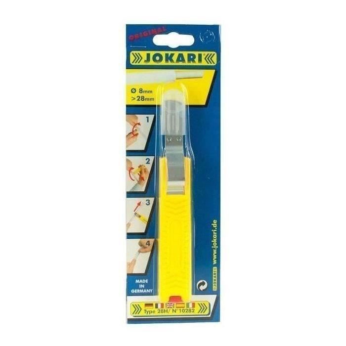 Cutter et dénude câble JOKARI - 28h - Jaune - Ø 8-28mm - Cdiscount ...