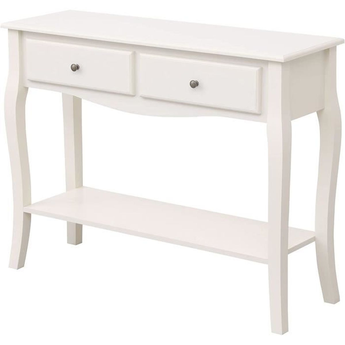 Sogeshome Console moderne avec 2 tiroirs en bois pour entrée, couloir ...