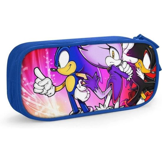 Sonic The Hedgehog Pencil Pen Case WidePen Bag Blue[107] Bleu ...
