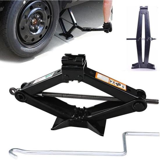 Cric de voiture sûr, cric de ciseaux de voiture durable 2 tonnes ...