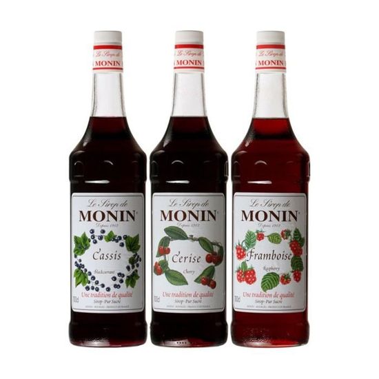 Assortiment Monin Fruits Rouges (pack 3x1L) - Cdiscount Au quotidien