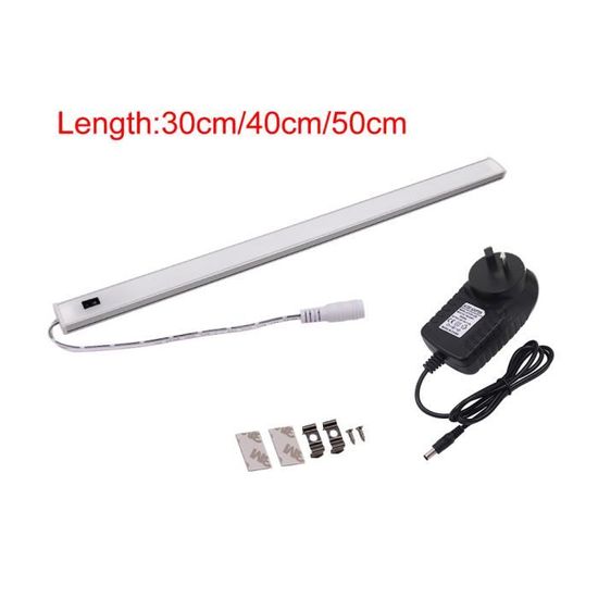 ECLAIRAGE DE MEUBLE,AU Plug-blanc chaud-40cm--Lumière LED sous meuble ...
