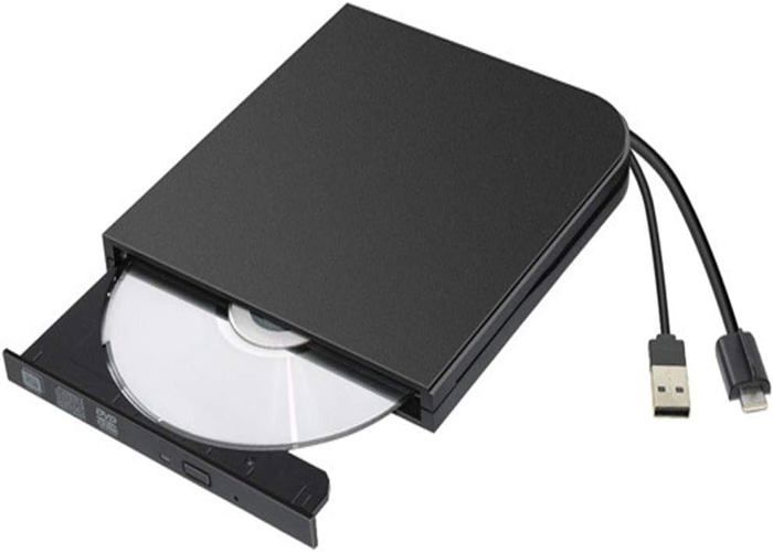 Hiod Externe Lecteur Cd Dvd + - Rw Lecteur Optique Type-C Très Mince ...
