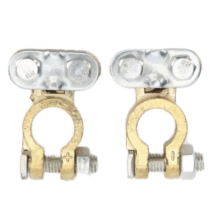 1 Paire De Bornes De Batterie De Voiture Connecteurs De Bornes De Batterie En - Cdiscount Bricolage