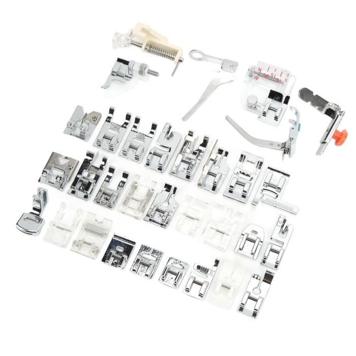 Atyhao Accessoires pour machines à coudre multifonctions 32 pièces pied ...