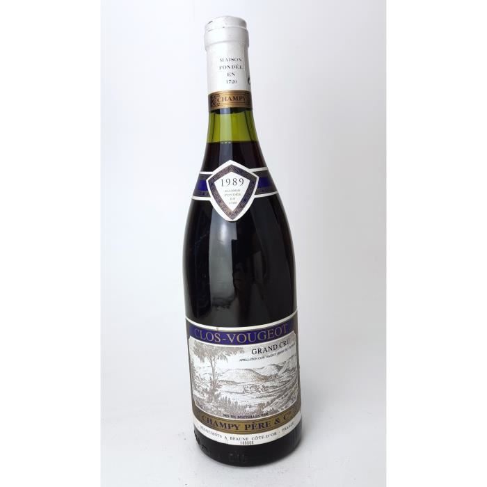 1989 - Clos Vougeot - Champy Père et Cie - La cave Cdiscount
