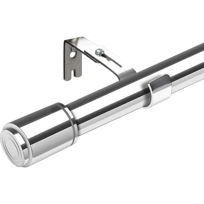 Tringle À Rideaux Extensible Avec Support - Tringle Télescopique En ...