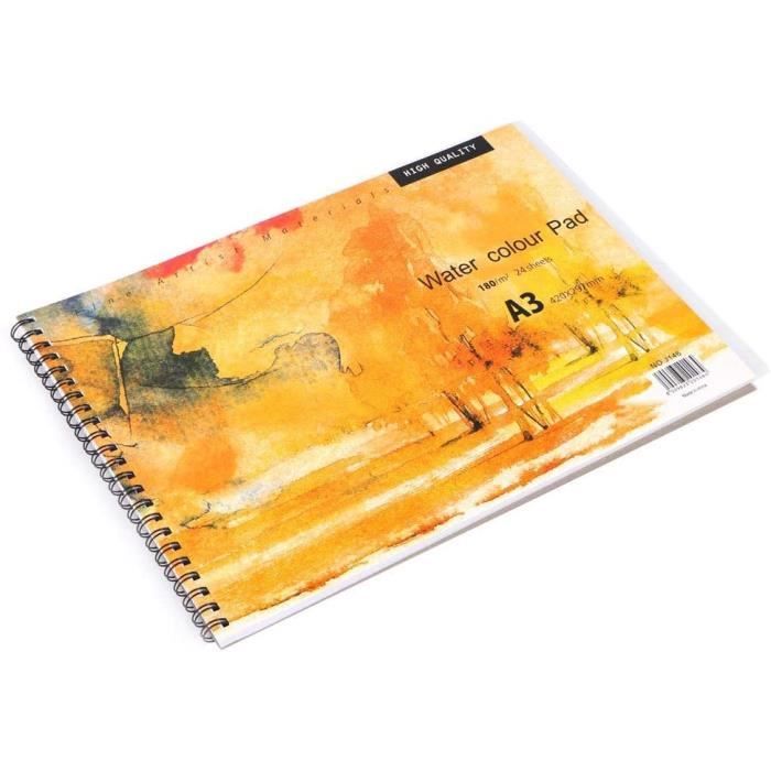 Aquarelle Peinture Livre Dessin Cahier Dessin Bloc-Notes carnet de ...