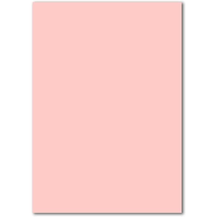 Lot De 300 Cartes Simples - Feuilles De Papier - Format A5 - Rose - 240 ...