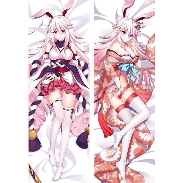 KIH-1382 Taie d'oreiller dessin animé MmiHoYo Honkai Impact 3 Dakimakura, 2 côtés imprimés ...