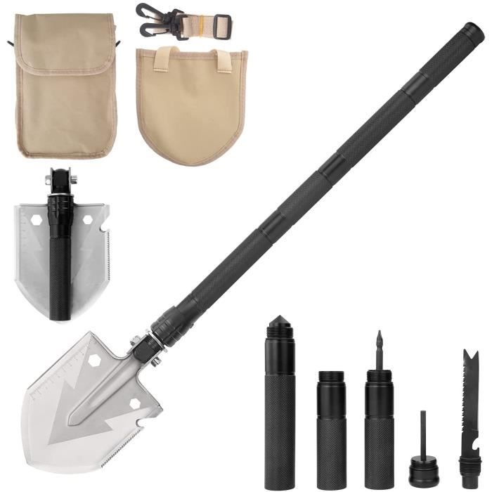 Pelle pliante multifonction, pelle militaire, outil tactique portable ...