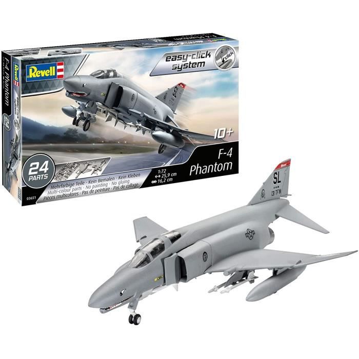 KIT MODELISME l 03651 Maquette easky Click davion Phantom F4E 1721187 ...