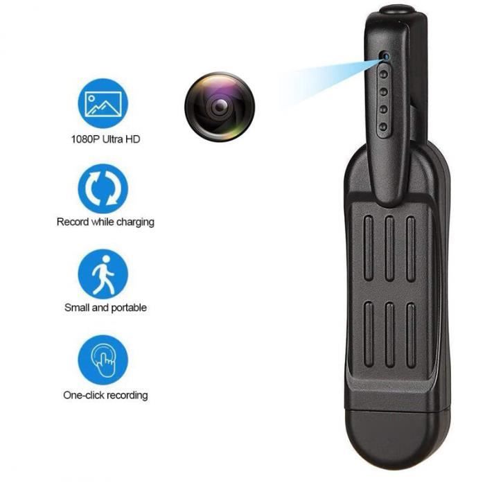 Caméra miniature,Mini caméra de Surveillance portable HD 1080P T189 ...