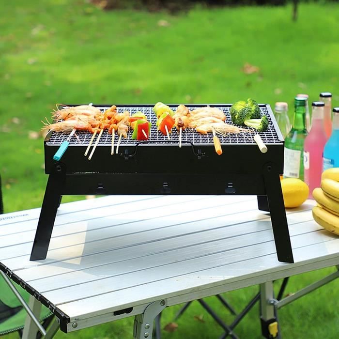 Barbecue portable Barbecue pliant Barbecue de voyage extérieur Barbecue ...