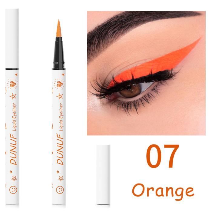 Fashion Make Up Maquillage Eyeliner Superfine de maquillage tanche Eyeliner Ultra Precision Eye Liner 07 Orange Cdiscount Au quotidien