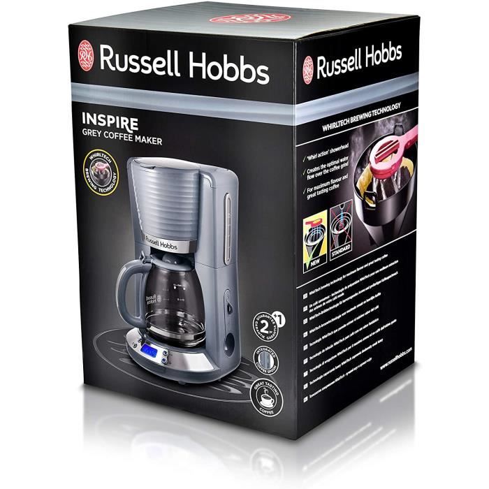Russell Hobbs Machine à Café Cafetière Filtre 125L Programmable 24h ...