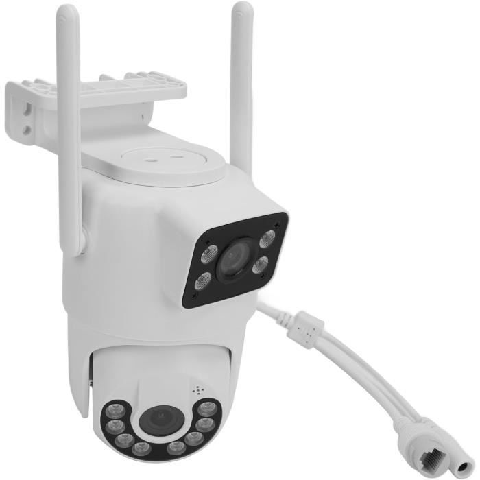 Caméra À Double Objectif, Système De Surveillance Extérieure Rotatif Bt ...