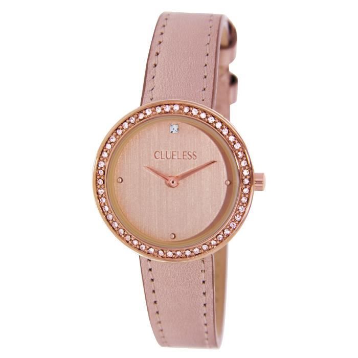 CLUELESS Montre Femme Quartz à Aiguilles – 30 mm – Boitier Ultra fin ...