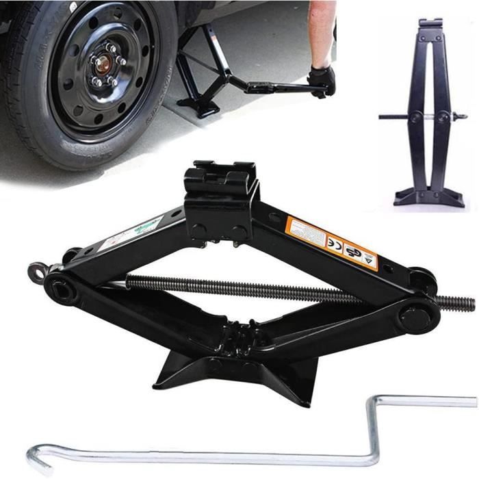 Cric de voiture sûr, cric de ciseaux de voiture durable 2 tonnes ...