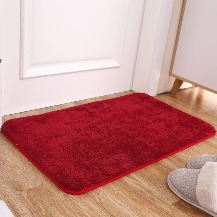 Rgk5 Tapis De Sol Absorbant Pour Toilettes (Rouge Vineux, 40 × 60 ...