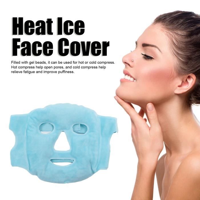 Couvre-visage en gel chaud et froid Hot Cold Comress Gel Bead Face ...