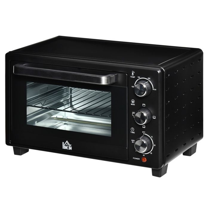 Mini four 1400 W 21 L - thermostat 230°C max - minuteur 60 min - 3 ...