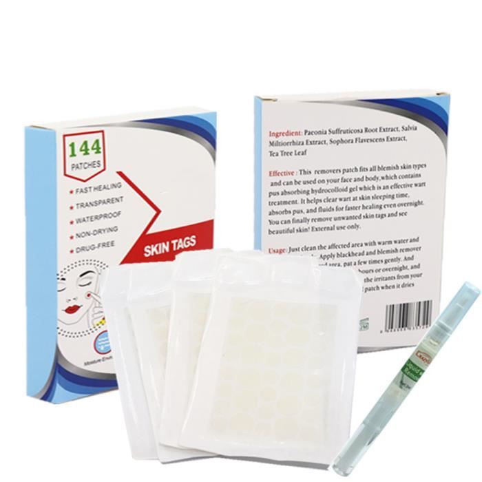 Minifinker Tampons anti-acrochordons Tampons dissolvants d'étiquettes ...